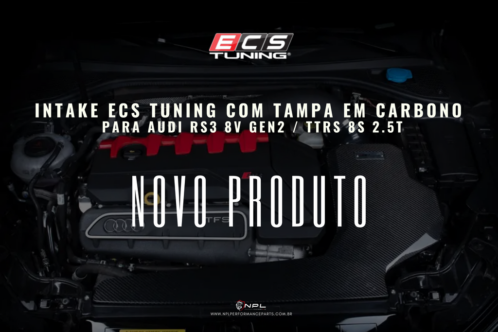 Intake ECS Tuning com Tampa em Carbono para Audi RS3 8V / TTRS 8S 2.5T ...